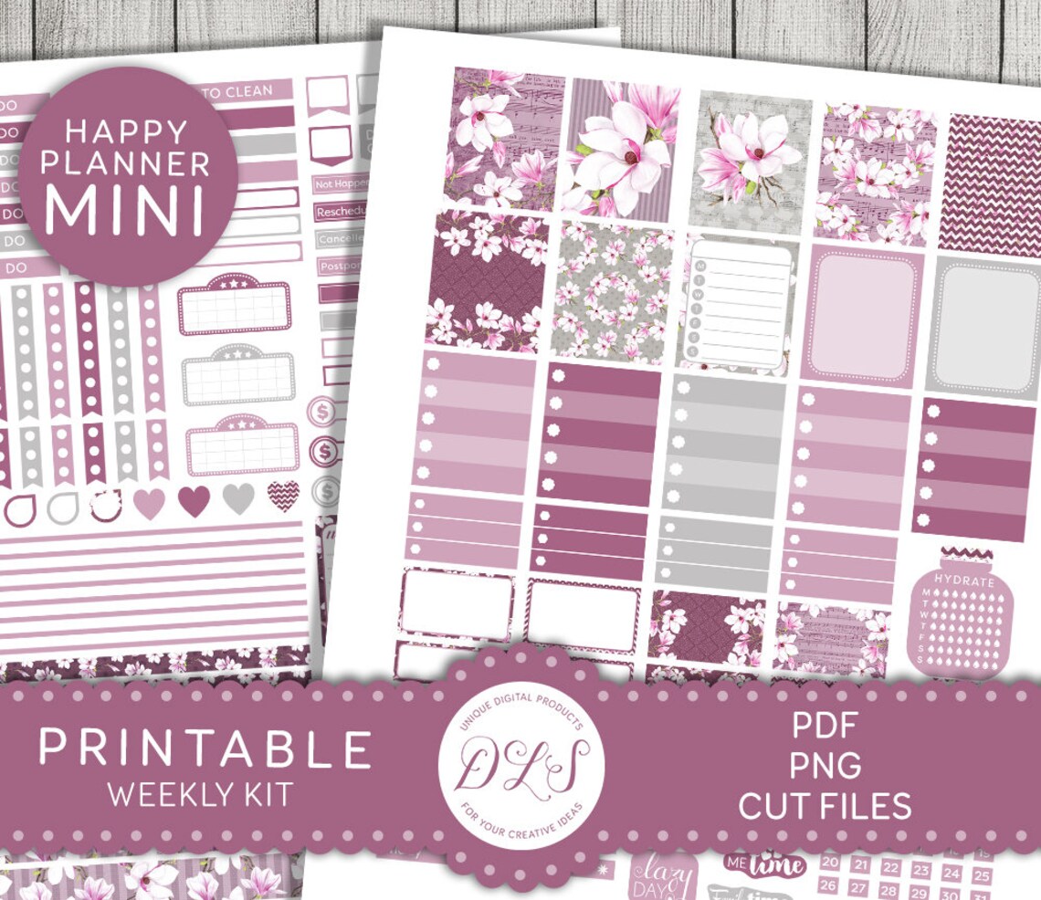 Mini Happy Planner Printable Stickers Mini HP Printable - Etsy