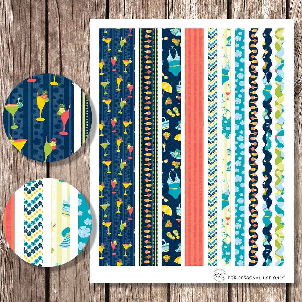 Erin Condren Horizontal Stickers Horizontal Weekly Kit - Etsy