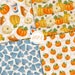 Pumpkin Digital Paper, Halloween Digital Paper, Halloween Scrapbook ...