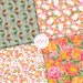Floral Digital Paper: beautiful Bouquet Poppies Background Pink Peonies ...
