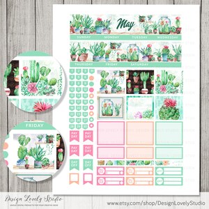 Printable MAY Planner Stickers, May Monthly Stickers Kit, for Erin ...