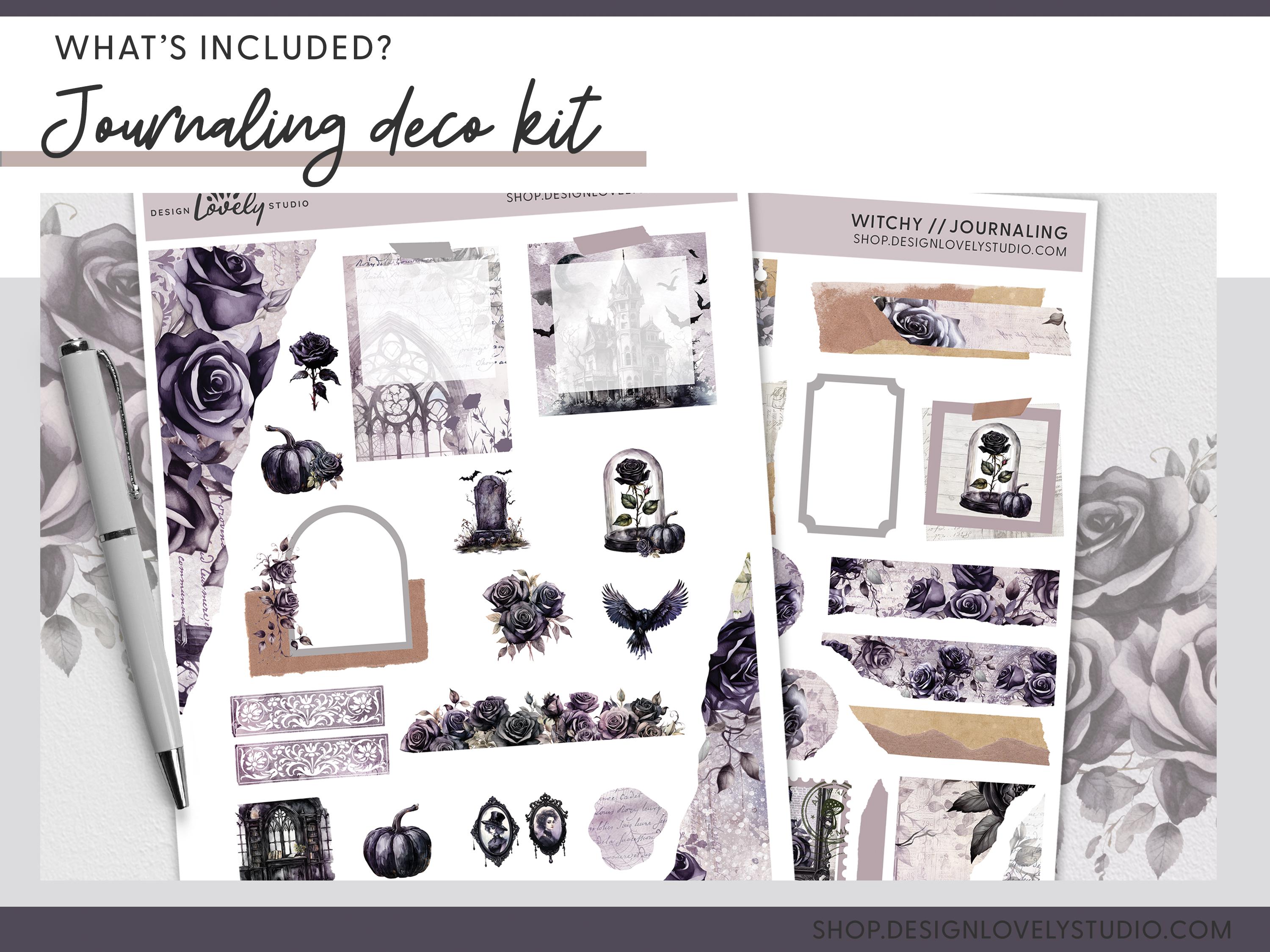 Printable Halloween Planner Stickers Bundle, Happy Planner, October ...