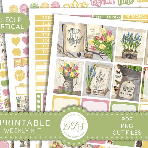 WINTER Planner Stickers Printable Weekly Stickers Kit | Etsy