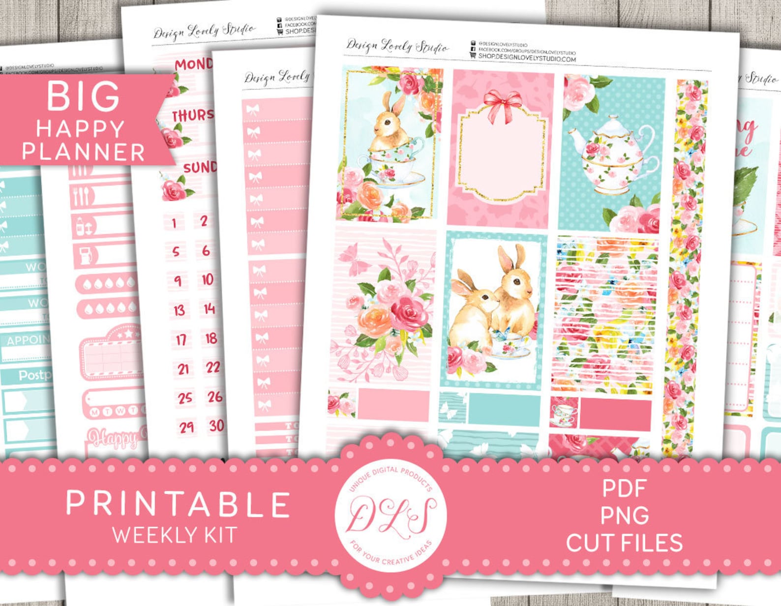 Printable EASTER Planner Stickers Spring Planner Stickers - Etsy