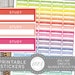 Study Planner Stickers, Study Stickers, Printable Study Stickers ...