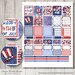 4th of July Weekly Sticker Kit, Printable Planner Stickers Kit, July ...