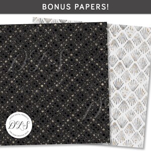 New Year's Eve Digital Paper, New Year Digital Backdrop, Gold Glitter ...