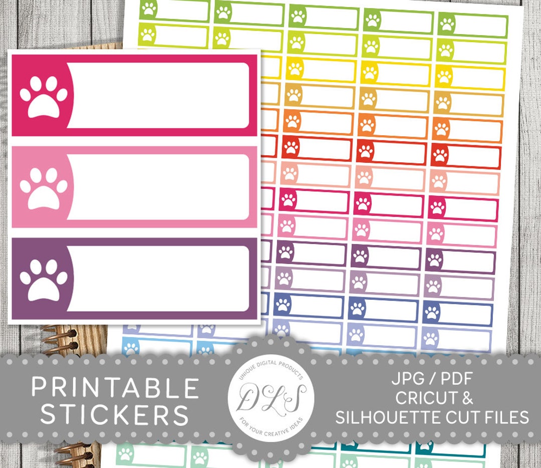 Pet Stickers, Pet Planner Stickers, Dog Stickers, Dog Planner, Cat ...