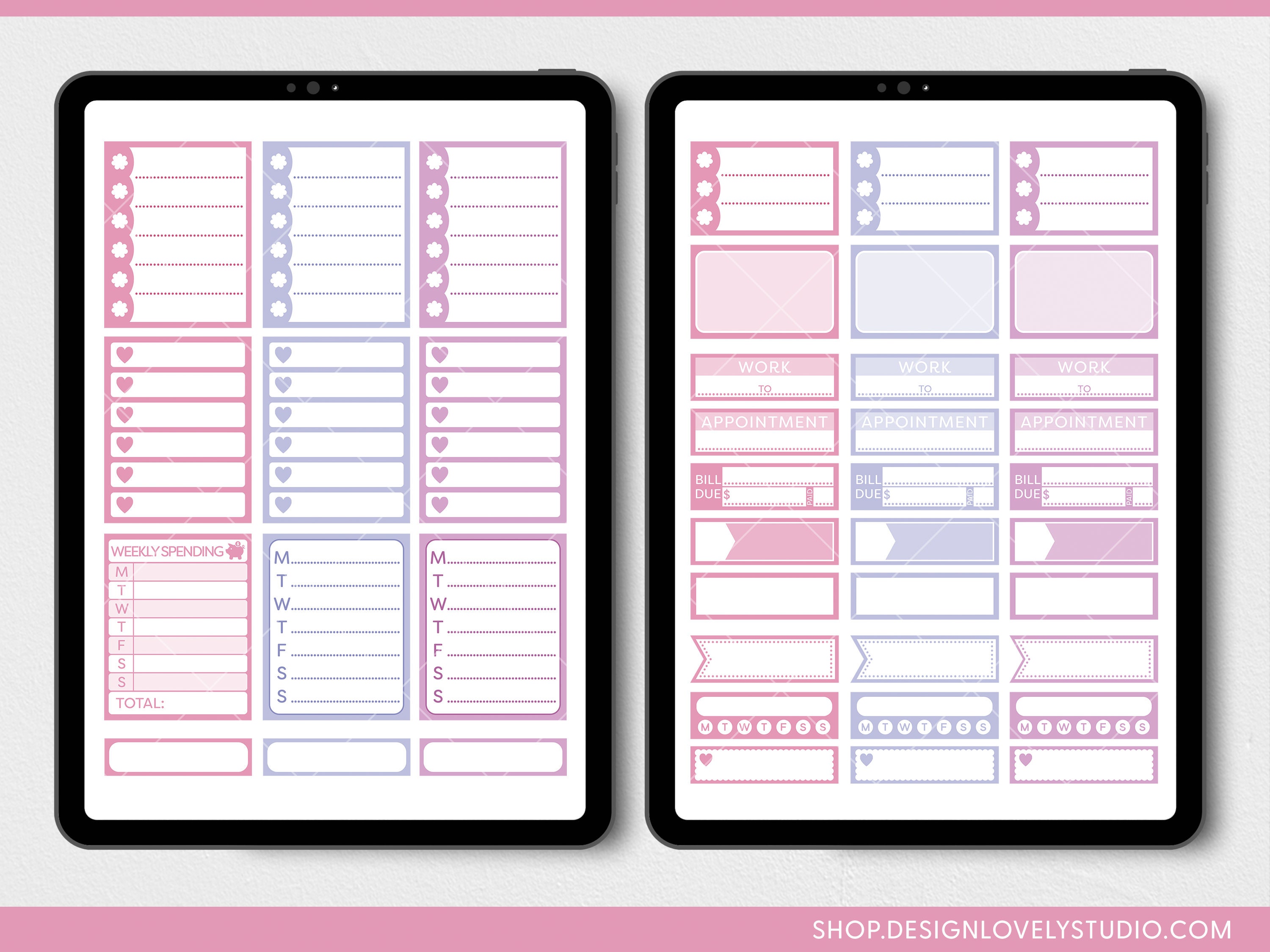 Spring Digital Stickers, May Digital Stickers, Cherry Blossom Stickers ...