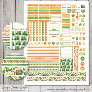 Mini Happy Planner Stickers, St Patricks Day Stickers, Mini Happy ...