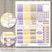 Printable FLORAL Planner Stickers, Spring Planner Stickers, Printable ...