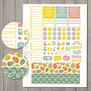 April Monthly Planner Kit, Monthly Printable Kit, April Monthly ...