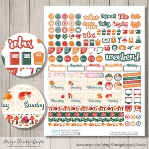 Happy Planner Fall Stickers, Fall Happy Planner Printables, September ...