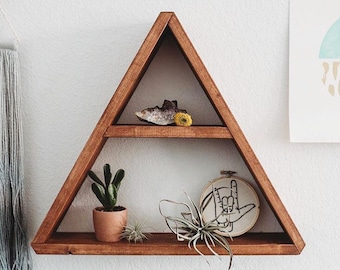 Need some help figuring out angles to cut at - Triangle Shelf : r ...