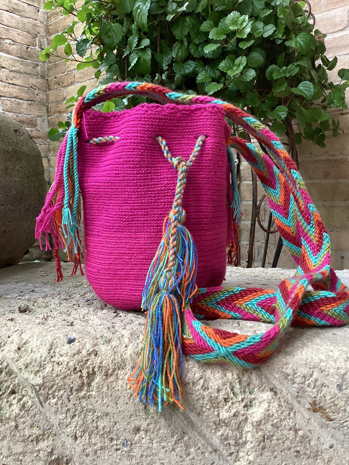 Adorable Colombian Handmade Mochila Bag With Long Strap . Artisan ...