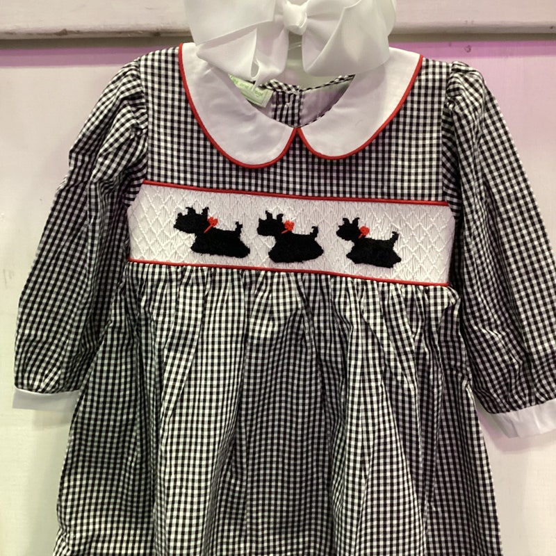 Scottie Dog Dress - Etsy