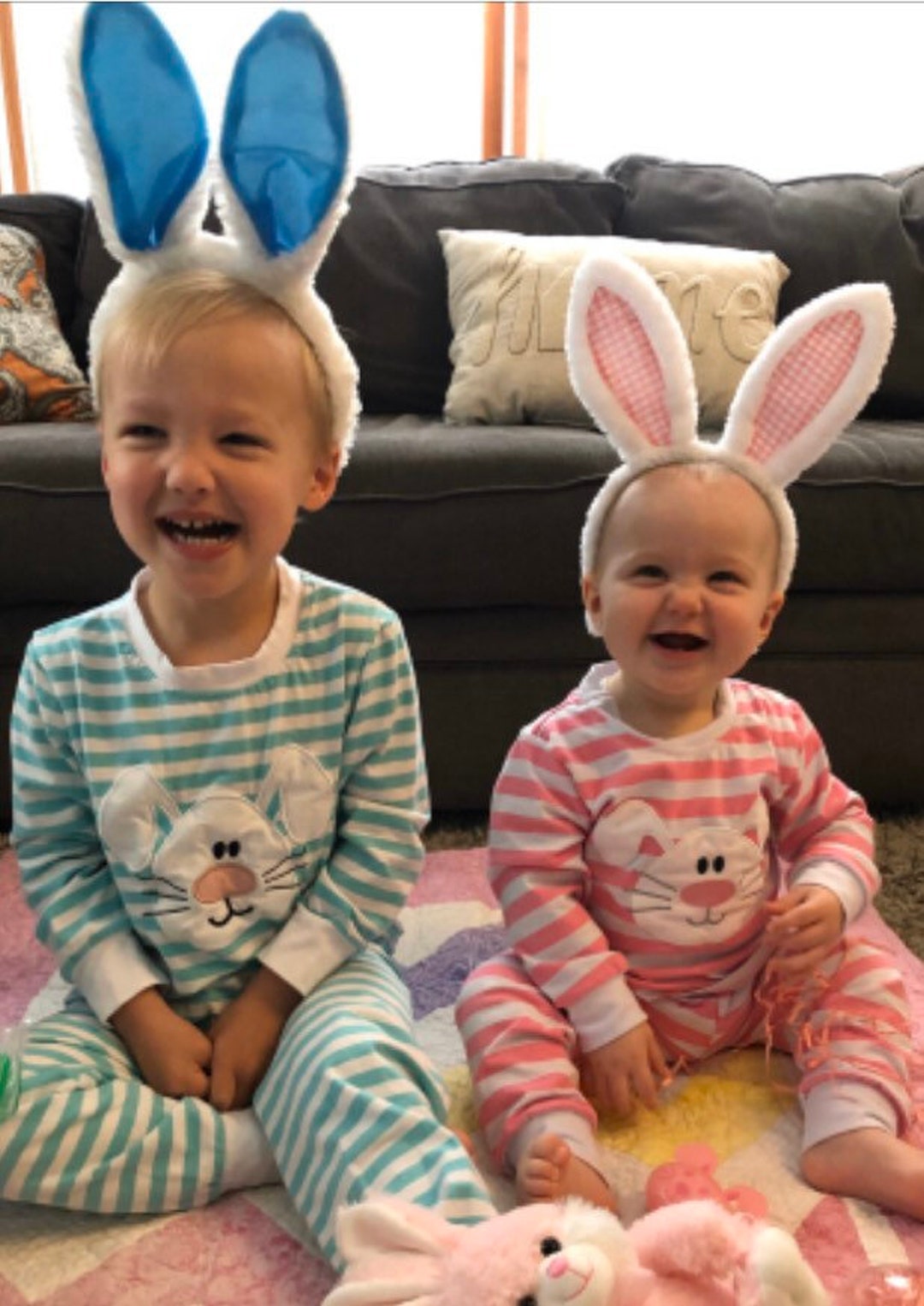 Applique Easter Pajamastoddler Easter Pajamas Easter Pajamas Pink ...