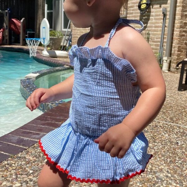 Ruffle Swimsuits - Etsy