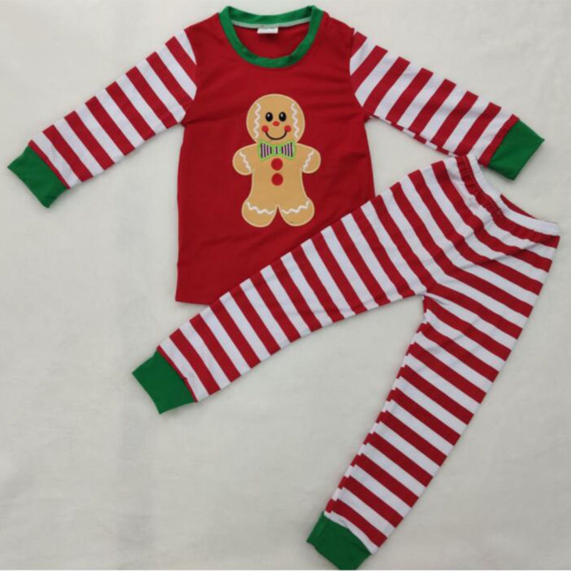 Sibling Christmas Gingerbread Christmas Toddler Pajamas Boys - Etsy
