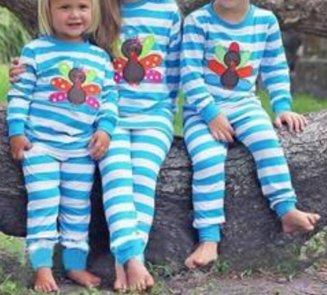 Thanksgiving Pajamas, Toddler Thanksgiving Pajamas, Turkey Pajamas ...