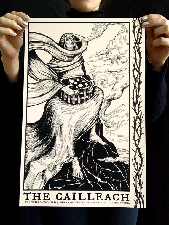 The Cailleach Goddess Poster | Etsy