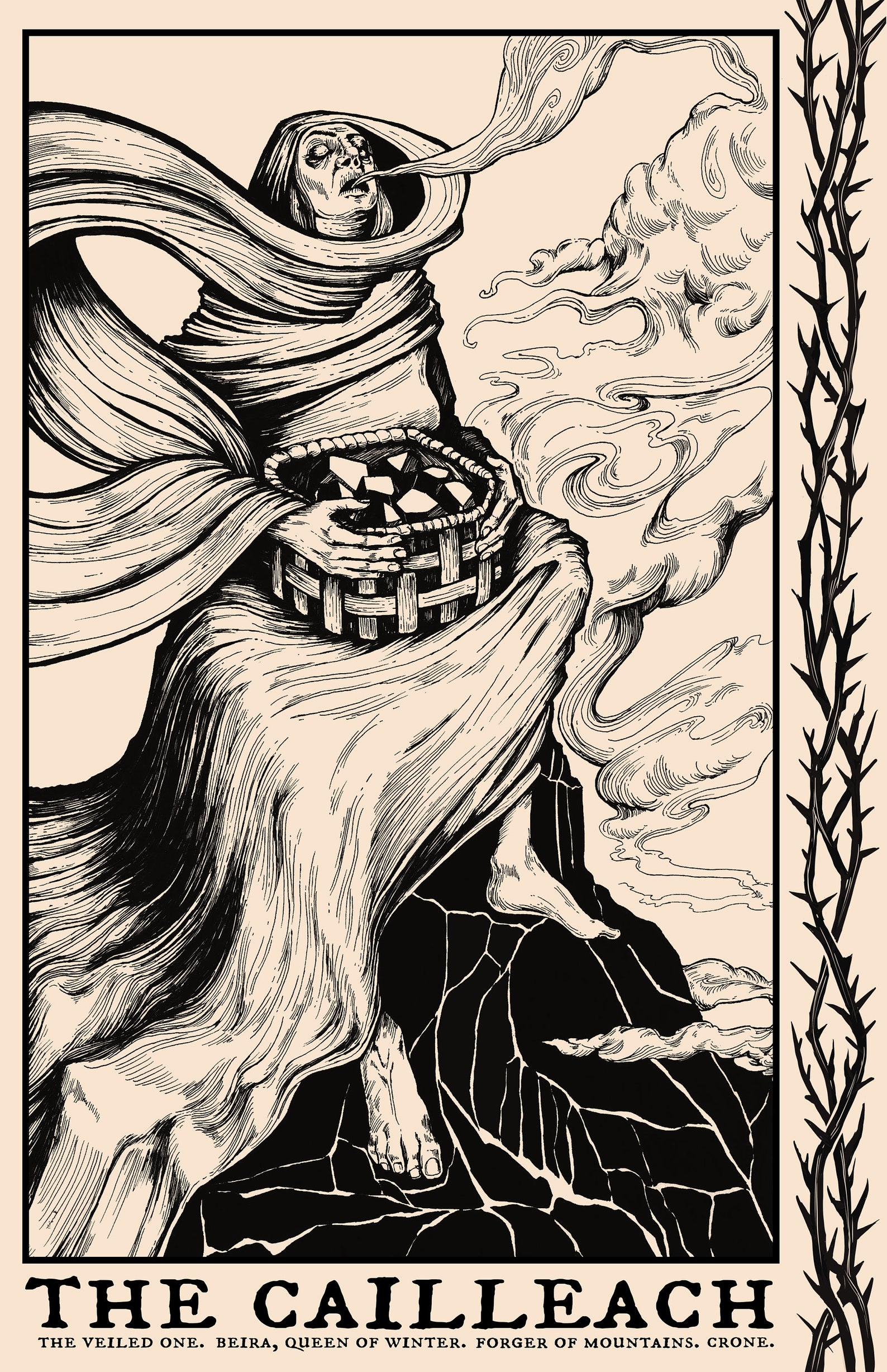 The Cailleach Goddess Poster - Etsy