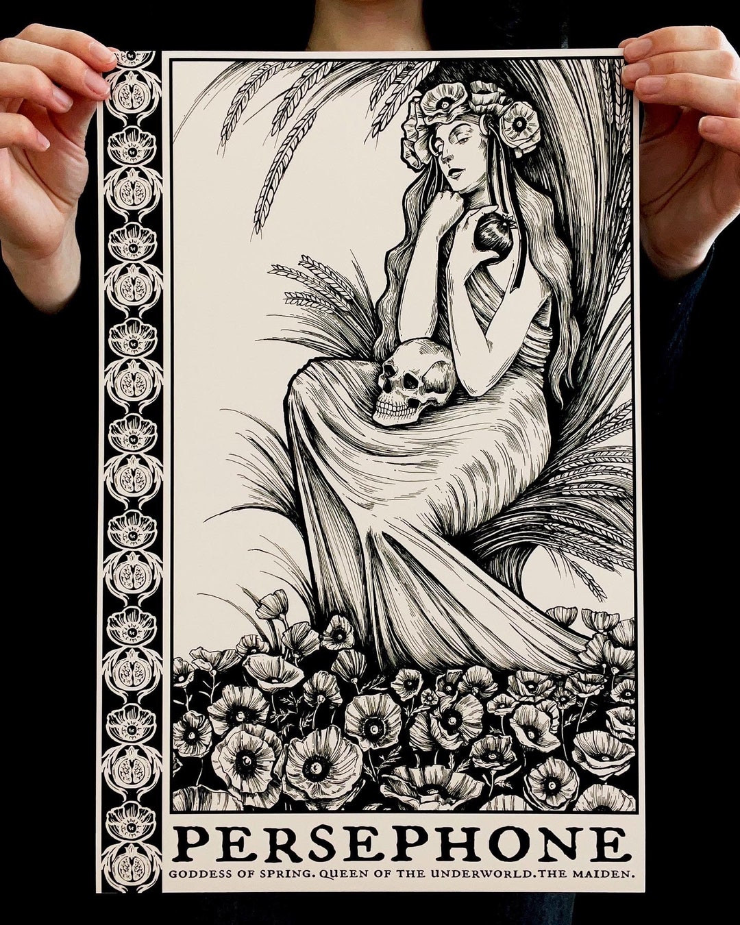 Persephone Goddess Poster - Etsy