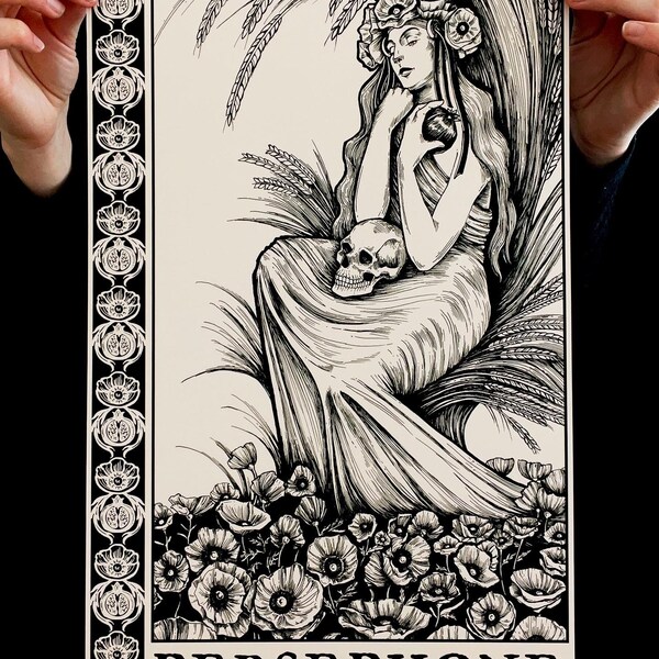 Persephone Goddess Poster - Etsy