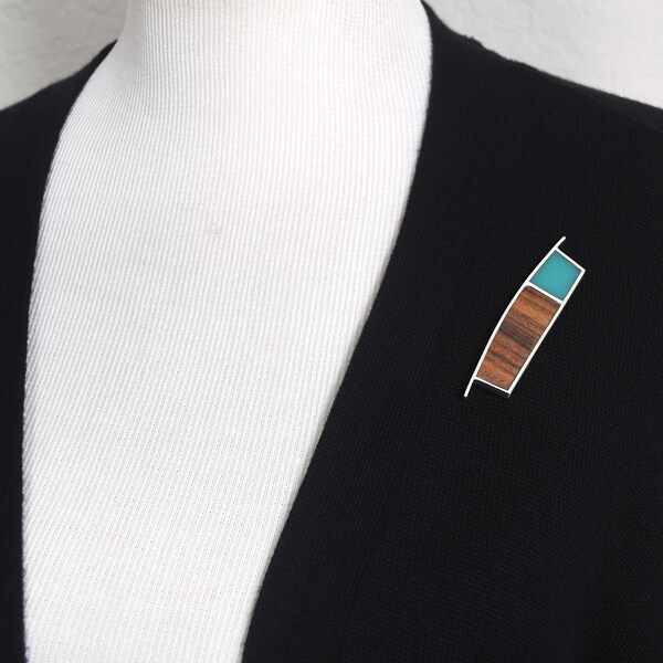 Modern Brooch - Etsy