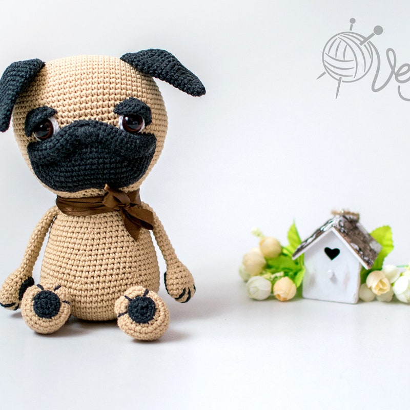 Crochet Pug - Etsy