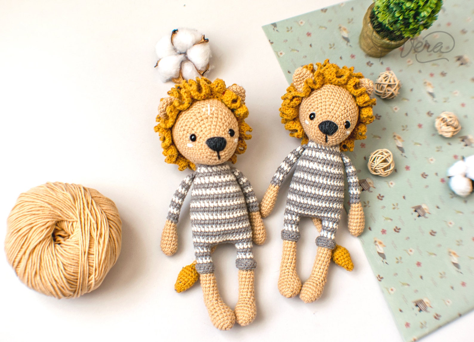 Crochet Lion Toy, Amigurumi Lion, Little Lion Toy, Toy for Baby - Etsy