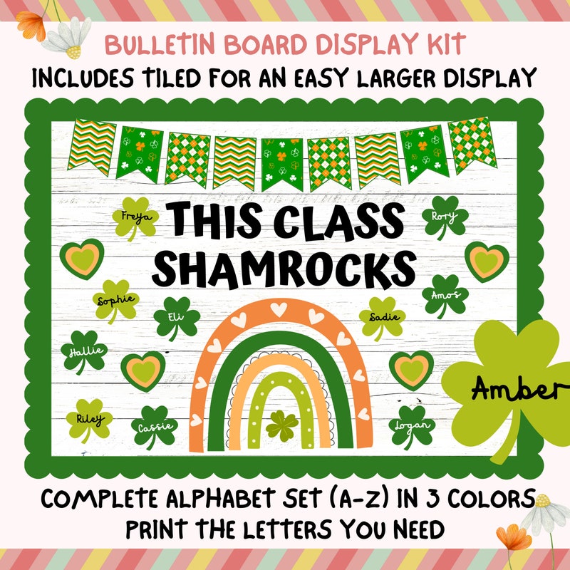 St Patricks Bulletin - Etsy