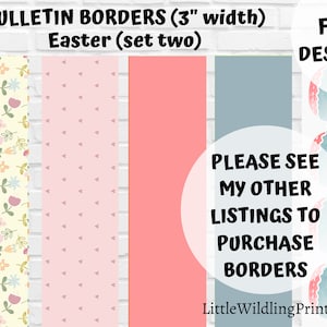 Happy Easter Gnomies Bulletin Board Display Kit Custom Any Words ...