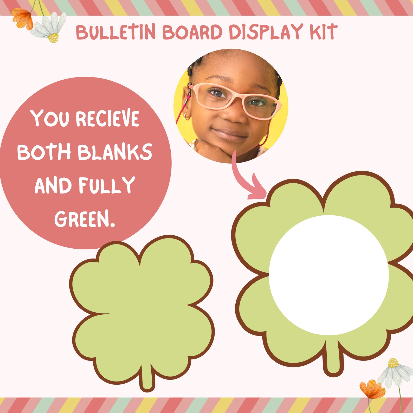 Coolest Clovers Blessed Bulletin Board, Retro Groovy St Patricks Day ...