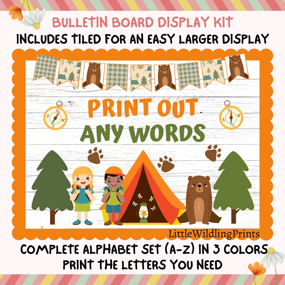 Adventure Bulletin Board Adventure Begins Here Camping Display - Etsy