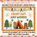 Adventure Bulletin Board Adventure Begins Here Camping Display Kit ...