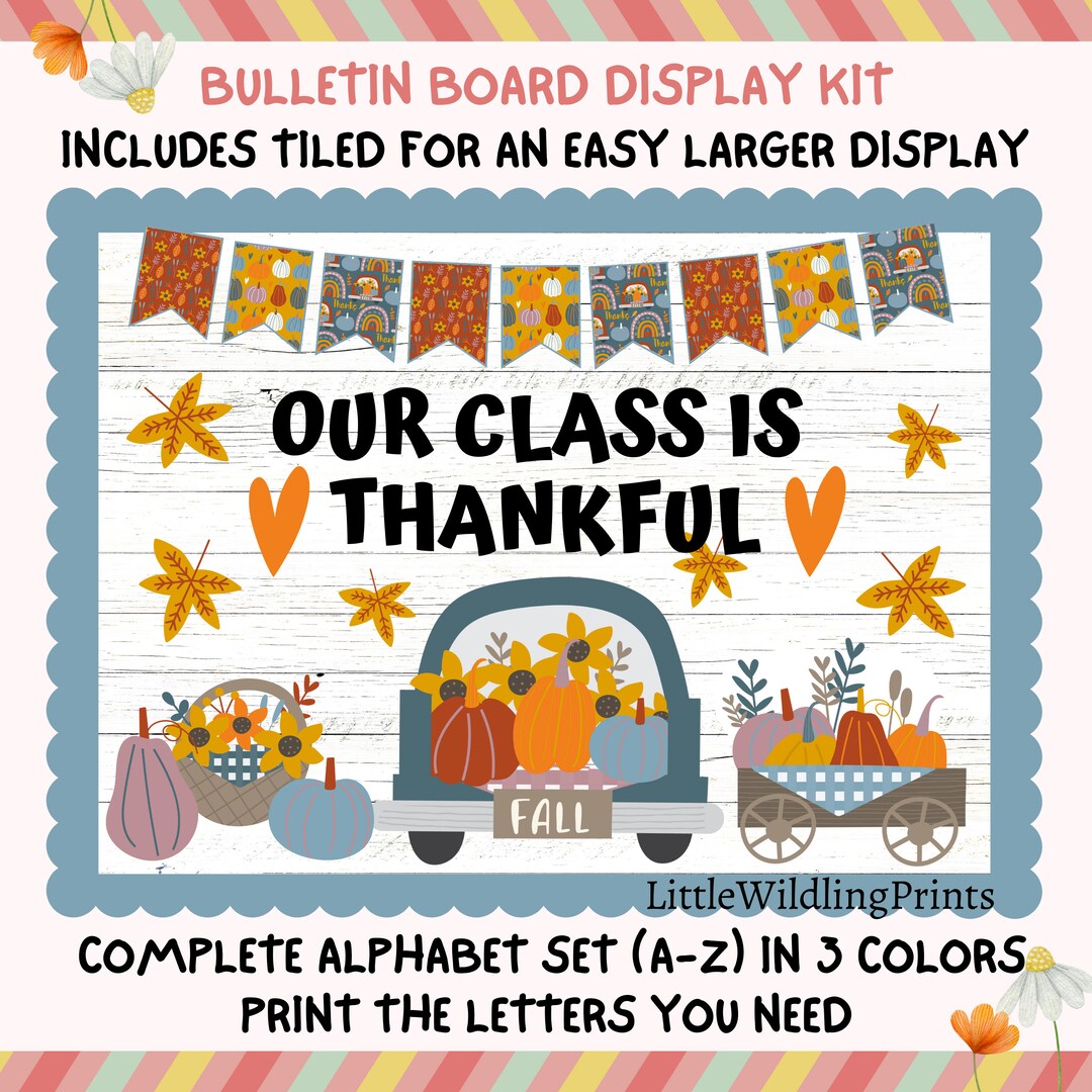 Thanksgiving Bulletin, Give Thanks, Pumpkin, Fall, Truck, Bulletin ...