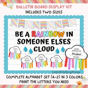 Gratitude Bulletin Board Kit, Kindness Bulletin Board, End of Year ...