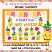 Sweet Summer Bulletin Board, Pineapple Fruit Class Names End of Year ...