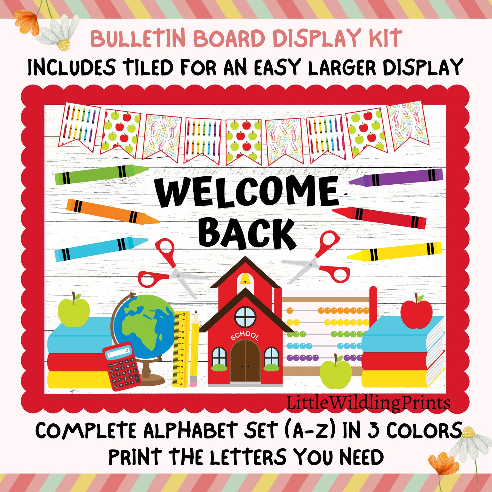 Welcome Back to School Bulletin Board Welcome Back Fall - Etsy