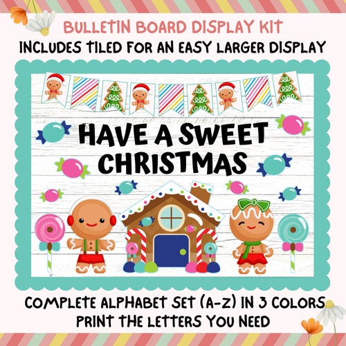 Sweater Weather Bulletin Board Kit December Christmas - Etsy