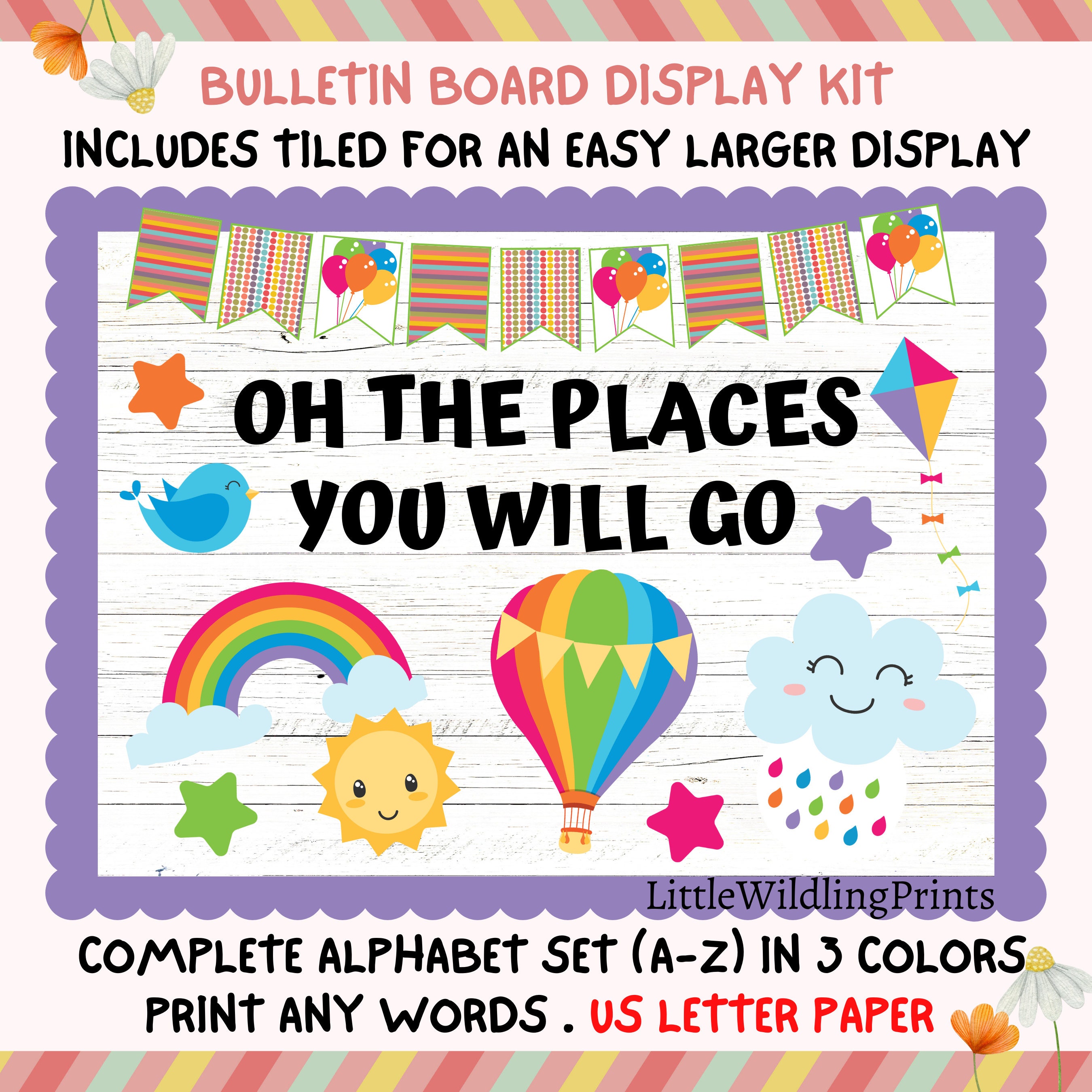 Kite Template For Bulletin Board