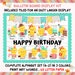 Baby Chick Birthday Bulletin Board, Cute Chicken Farm Animal Bird ...