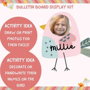 Spring Bulletin Board Display Kit, Easter, Class Eggs Chicks, April May ...