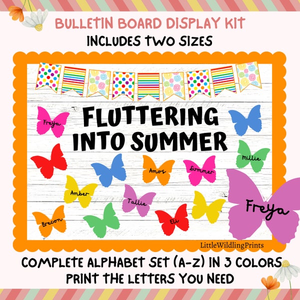 Butterfly Bulletin Board - Etsy