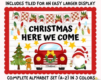 Present Christmas Bulletin Board Kit December Bulletin - Etsy