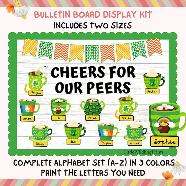 St Patricks Bulletin - Etsy