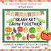 Grow Back to School Bulletin Board Kit, Vegetable Patch Grow Together ...
