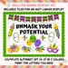 Mardi Gras Bulletin Board Kit, Unmask Your Potential, February - Etsy