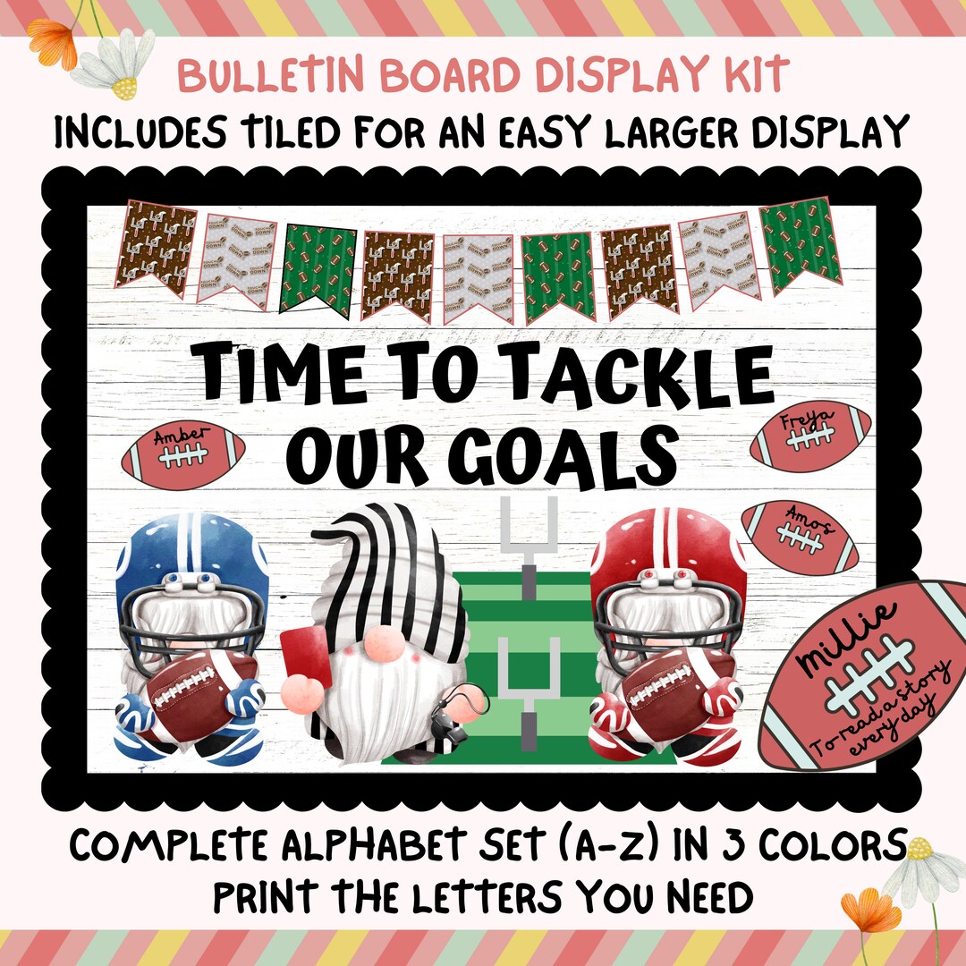 NFL American Football Bulletin Board Kit, National Football League ...